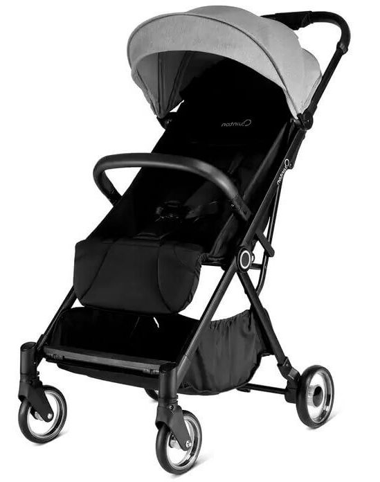Quinton Light+ Fold Baby Stroller (Grey) - The Baby Store