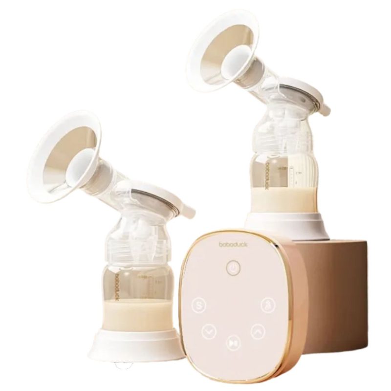 Boboduck Double BreastPump Dorris (Peach) - The Baby Store