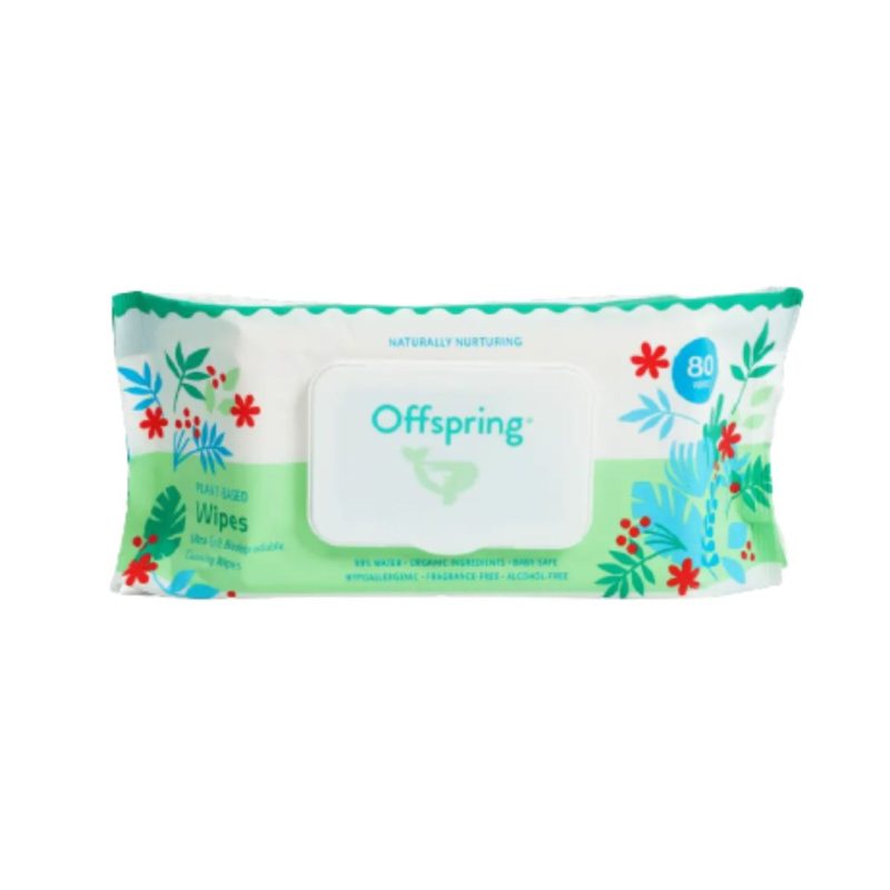 Offspring Baby Wipes 80 Wipes (Single Pack) - The Baby Store